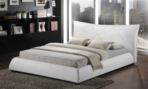 Modern Upholstered Platform Bed Groupon Goods
