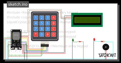 Smart Password Wokwi Esp32 Stm32 Arduino Simulator
