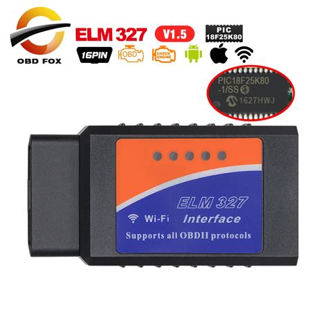 ELM327 Obd2 WIFI Coder Reader Scanner Super Mini Elm327 V1 5 Bluetooth PIC18f25K80 Elm 327 Usb