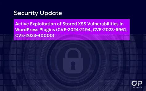 Xss Vulnerabilities In Wp Plugins Cve 2024 2194 Cve 2023 6961 Cve 2023 40000