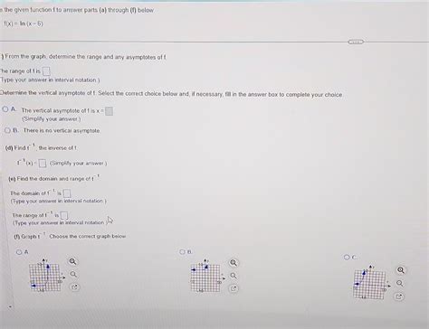 Solved Use The Given Function F To Answer Parts A Through Chegg Com