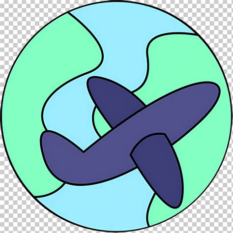 Travel The World Airplane Flying Over Globe Illustration Png Clipart