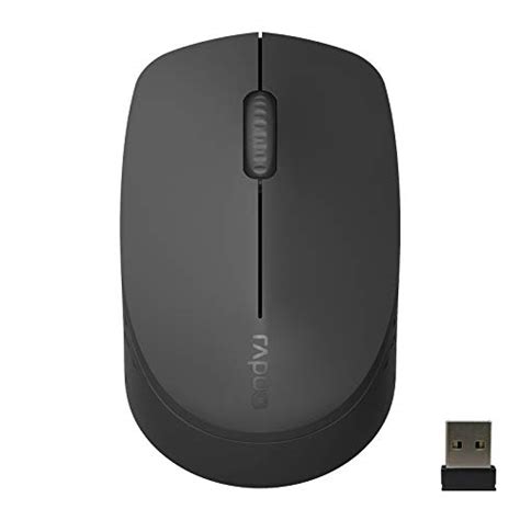 Rapoo Bluetooth 2 4G Wireless Mouse 2 Bluetooth Channels With 1 USB Receiver Noiseless Mouse