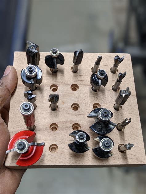 Made Holder For My Router Bits R Woodworking
