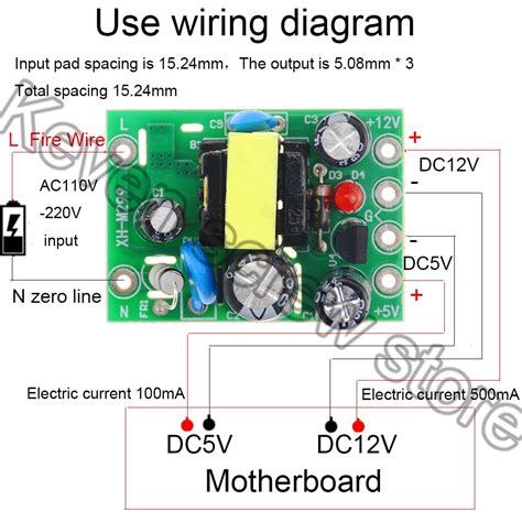 1 pcs ac dc 110 220v schakelende voeding module ac vicedeal