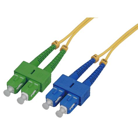 3 M Sc Upc To Sc Apc Fiber Cable 2 Mm Duplex Ofnr Sm Bif Yellow