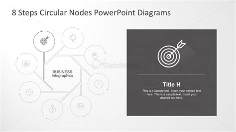 8 Steps Business Infographic Diagrams For PowerPoint SlideModel