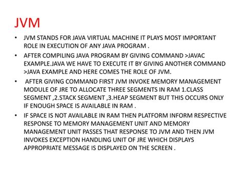 Architecture Diagram Of Jvm Ppt