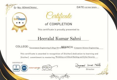 Skill Darpan On Linkedin Congratulations Heeralal Kumar Sahni
