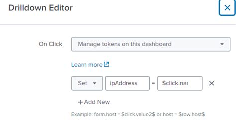 Why Does The Clickable Pie Chart Only Show The Ip Splunk Community