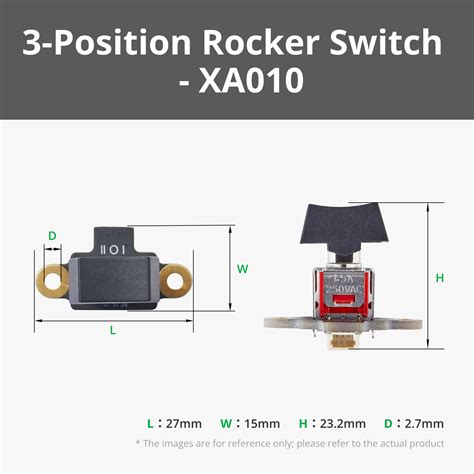 Three Position Rocker Switch Module With 3pin Sh10 Connector1pcs Bambu Lab Us Store