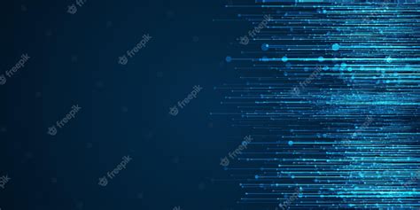 Premium Vector Technology Background Big Data Visualization Concept