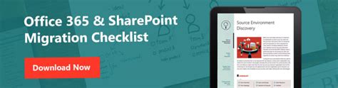 Office 365 And Sharepoint Migration Checklist Master Microsoft