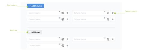Set Table Properties
