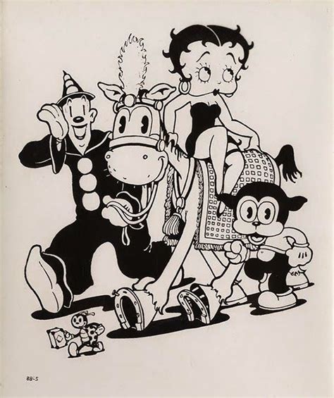 A Rainha Dos Desenhos Animados Betty Boop De Volta Ao Retrô Vintage