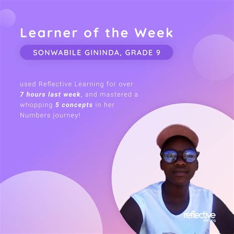 Reflective Learning On Linkedin Learneroftheweek Mathskills Math English Edtech