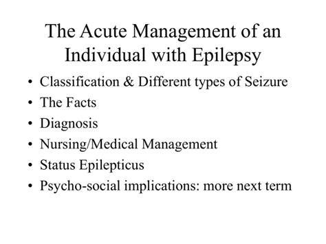 Epilepsy