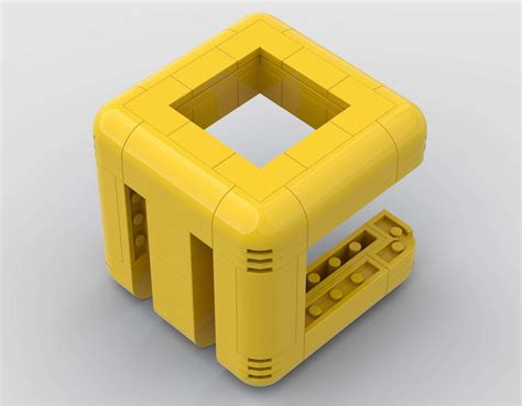 Lego Moc Three Sided Letter Block By Uminuo Rebrickable Build With Lego