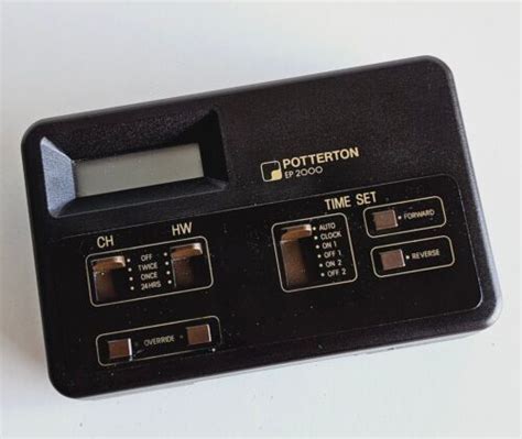Potterton Ep2000 Electronic Programmer Brown Untested Read Description Ebay