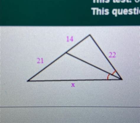 Solved Solve For X Chegg Com