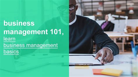 Business Management 101 Learn Business Management Basics Fundamentals
