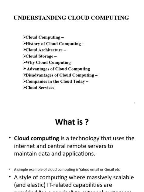 Understanding Cloud Computing Pdf Cloud Computing Computing