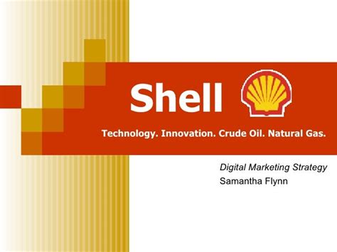 Shell Digital Marketing Strategy