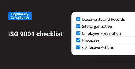 Iso 9001 Checklist Frontline Data Solutions