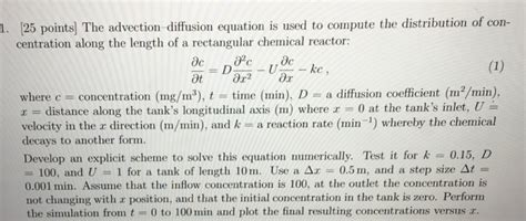 Convection Diffusion Reaction Equation Matlab Tessshebaylo
