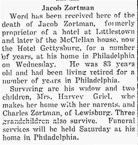 Jacob Edgar Zortman 1846 1928 Find A Grave Memorial