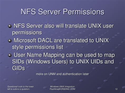 PPT Windows UNIX Integration In The Enterprise PowerPoint Presentation ID 15715
