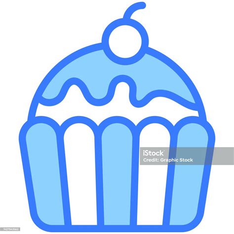 컵 케이크 아이콘 크리스마스 및 축하 윤곽선 기호 컬렉션입니다 편집 가능한 벡터 디자인 달콤한 음식에 대한 스톡 벡터 아트 및 기타 이미지 Istock