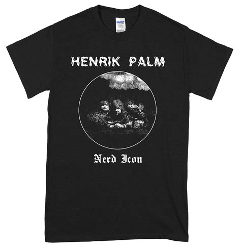 Henrik Palm Nerd Icon Cover T Shirt Trust No One Recordings