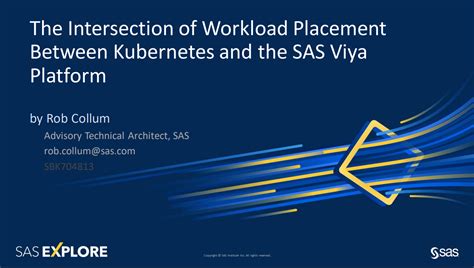 The Intersection Of Workload Placement Between Kubernetes And The Sas