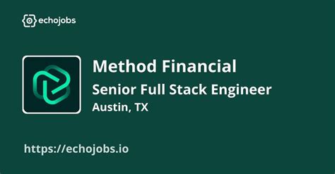 Method Financial Is Hiring Senior Full Stack Engineer Austin Tx