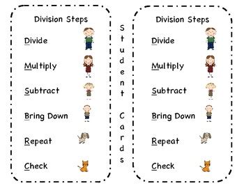 Long Division Steps Acronym