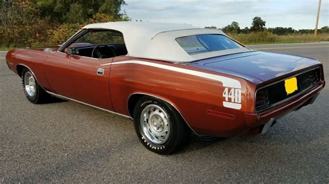 1970 Plymouth Cuda V Code Convertible 440 6 Pack 4 Speed Low Mileage