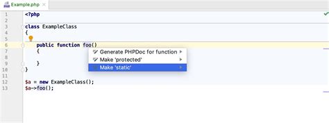 Refactorings Intentions Quick Fixes In PhpStorm The PhpStorm Blog