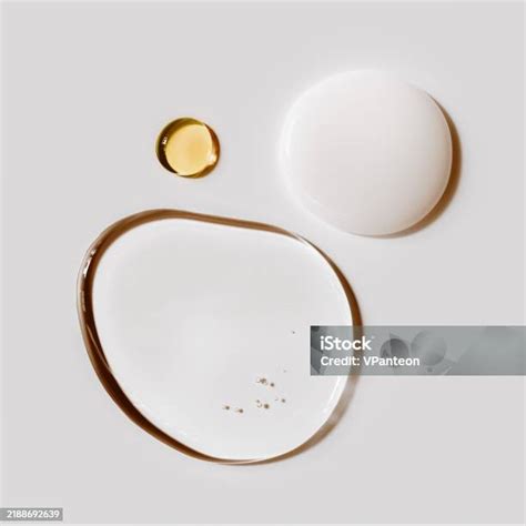 스킨 케어 컨셉 화장품 라운드 드롭 텍스처 샘플 등의 모이스처라이저 세럼 오일 건강 검진에 대한 스톡 사진 및 기타 이미지 건강 검진 기포 디자인 요소 Istock