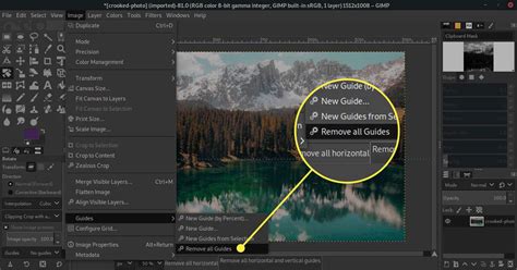 How To Straighten A Photo With GIMP