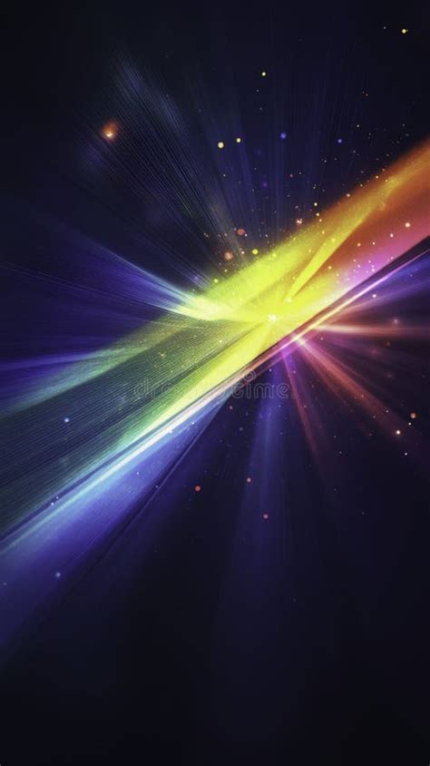 Understanding The Diffraction Of Light With Vibrant Colors Radiating