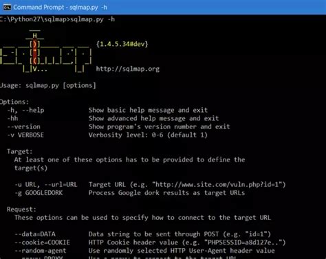 Cài đặt Sqlmap để Khai Thác Lỗ Hổng Sql Injection Trên Windows Crf