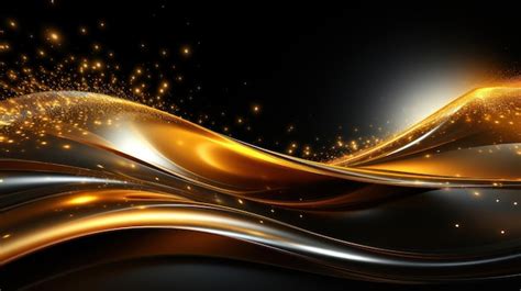Premium Ai Image Beautiful Gold Design Uhd Wallpaper