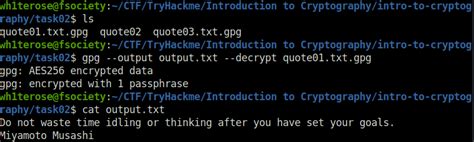 Tryhackme Introduction To Cryptography