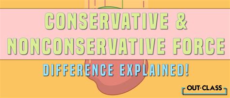 Difference Between Conservative And Non Conservative Forces Out Class