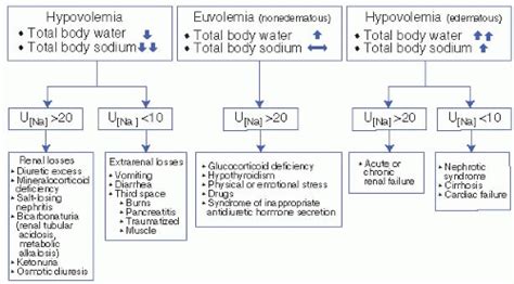 The Patient With Hyponatremia Or Hypernatremia Abdominal Key