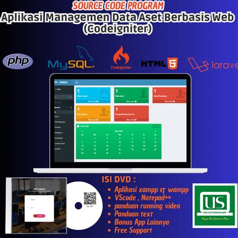 Jual Aplikasi Managemen Data Aset Berbasis Web Codeigniter Shopee Indonesia