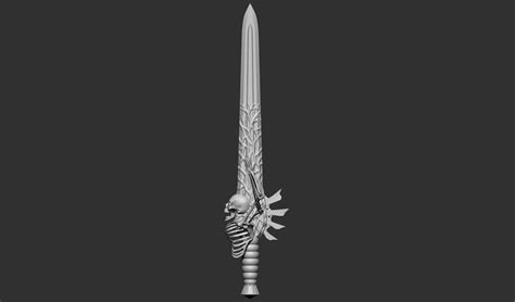 5 Fantasy Swords 3d Printable 3d Model 3d Printable Cgtrader