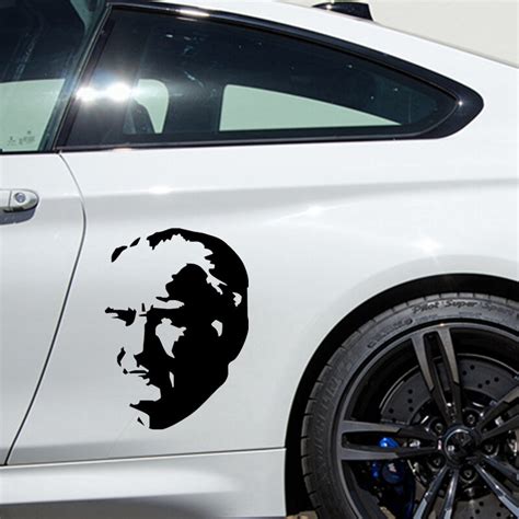 Ck3117 Ata Turk V1 자동차 스티커 비닐 데칼 흰색검정색 범퍼 후면 창용 자동차 스티커 외관 액세서리