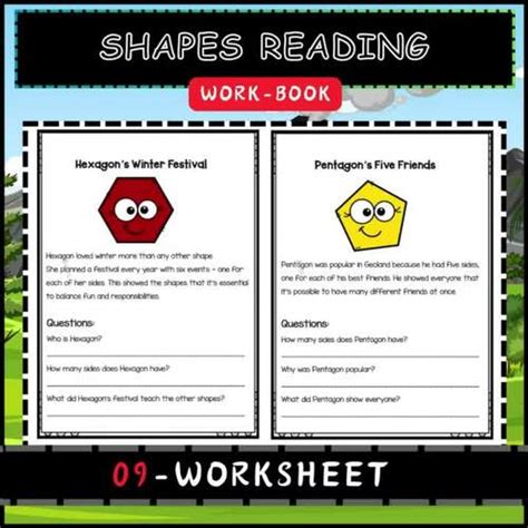 Shapes Reading Comprehension By Lib Anatomy School Tpt